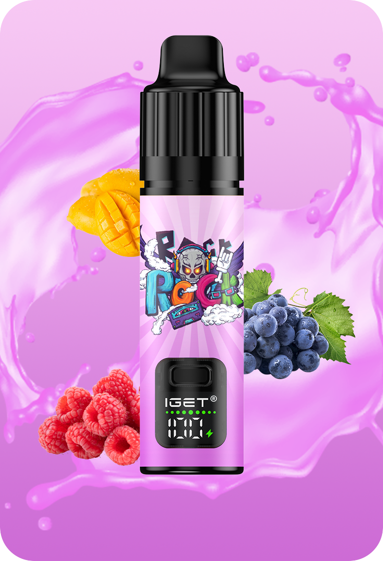 IGET Barplus Raspberry Grape Mango Vape For Sale – 10K Puffs